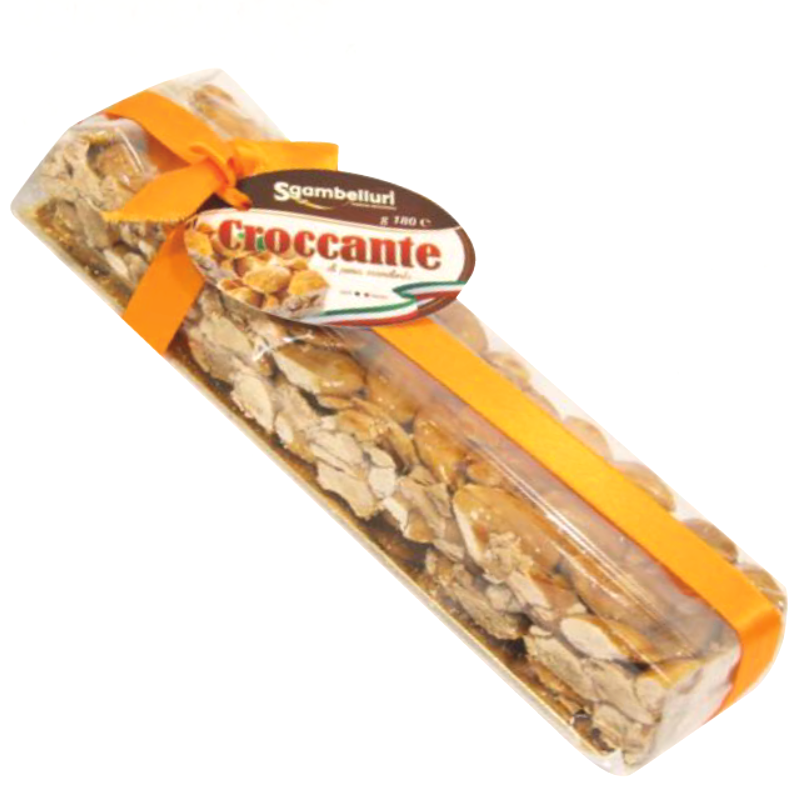 Torrone Croccante alle Mandorle - Gr. 180 — Sgambelluri | casa del biscotto